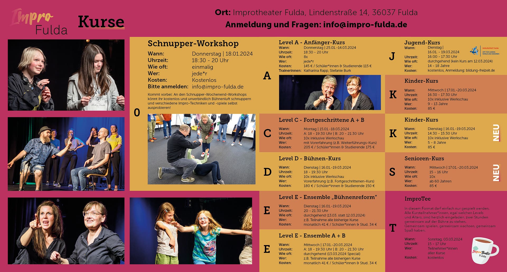 Impro Theater Fulda - Improvisationtheater Workshops & Kurse